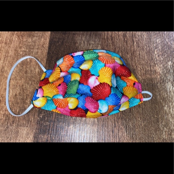 Accessories | Seashell Beach Ocean Face Mask | Poshmark